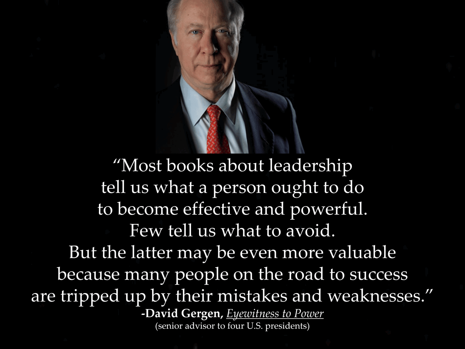 Why David Gergen’s Legacy Matters Now More Than Ever - Triple Crown ...