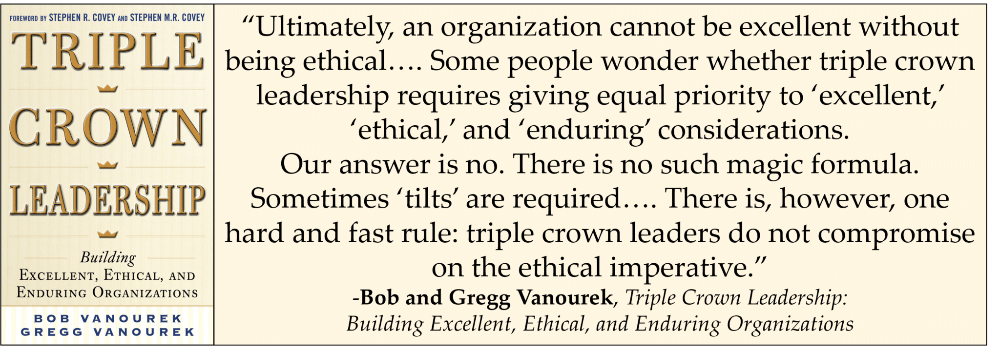 How to Prioritize Ethics When Leading People - Triple Crown Leadership